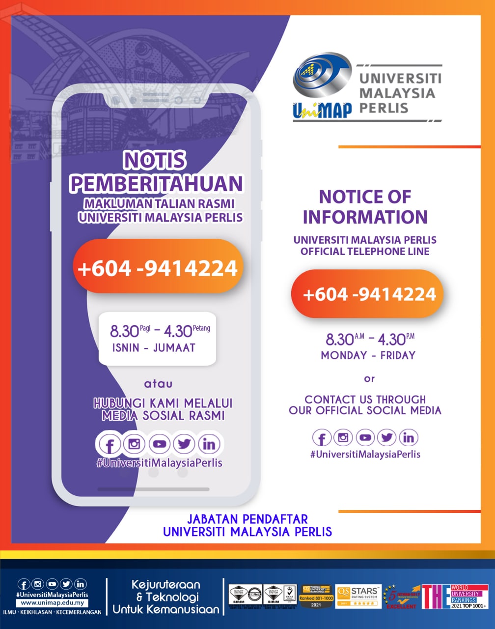 UniMAP |Universiti Malaysia Perlis - Universiti Malaysia Perlis